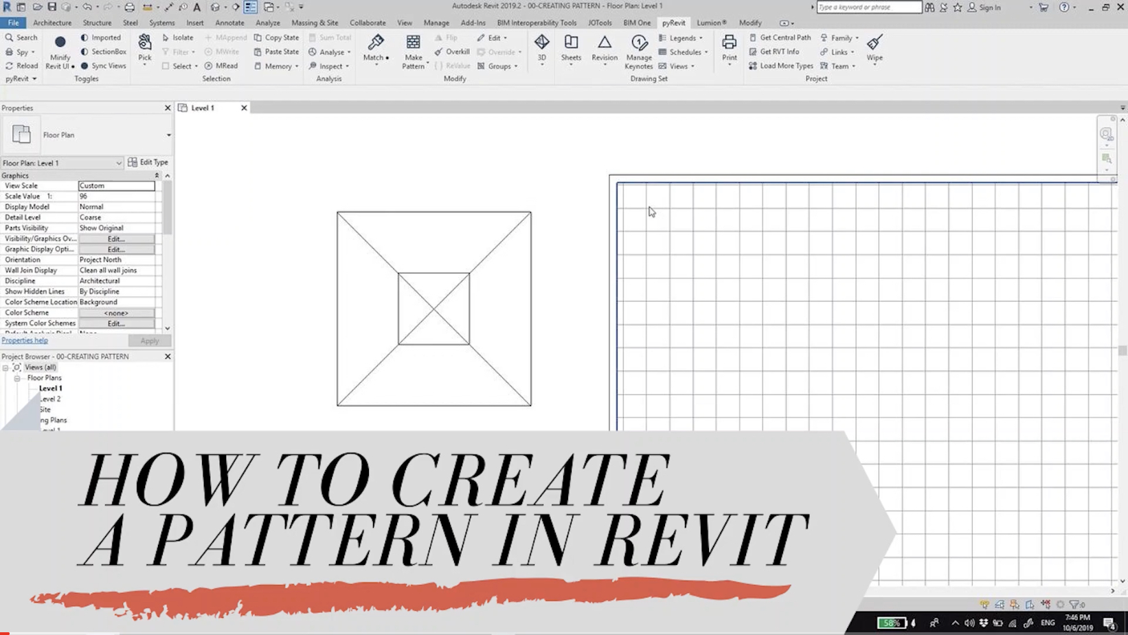 วิธีสร้าง Pattern ใน Revit – ThaiBIM: Thai Building Information Modeling