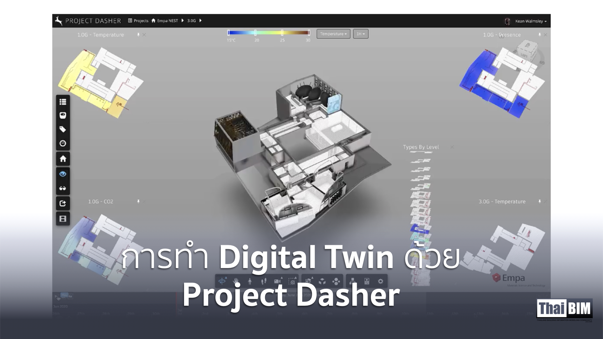 การทำ Digital Twin ด้วย Project Dasher – ThaiBIM: Thai Building Information Modeling