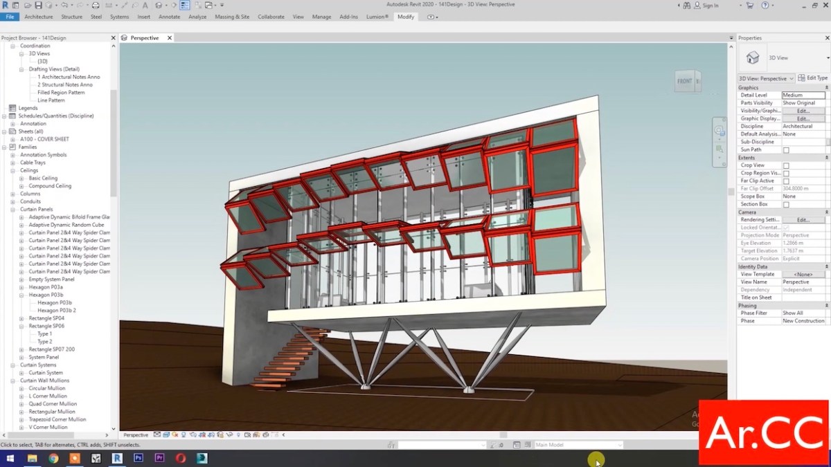 วิธีทำ Dynamic Panel ใน Revit – ThaiBIM: Thai Building Information Modeling