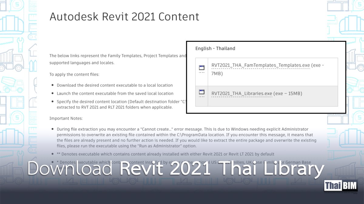 Download Revit 2021 Thai Library – ThaiBIM: Thai Building Information ...