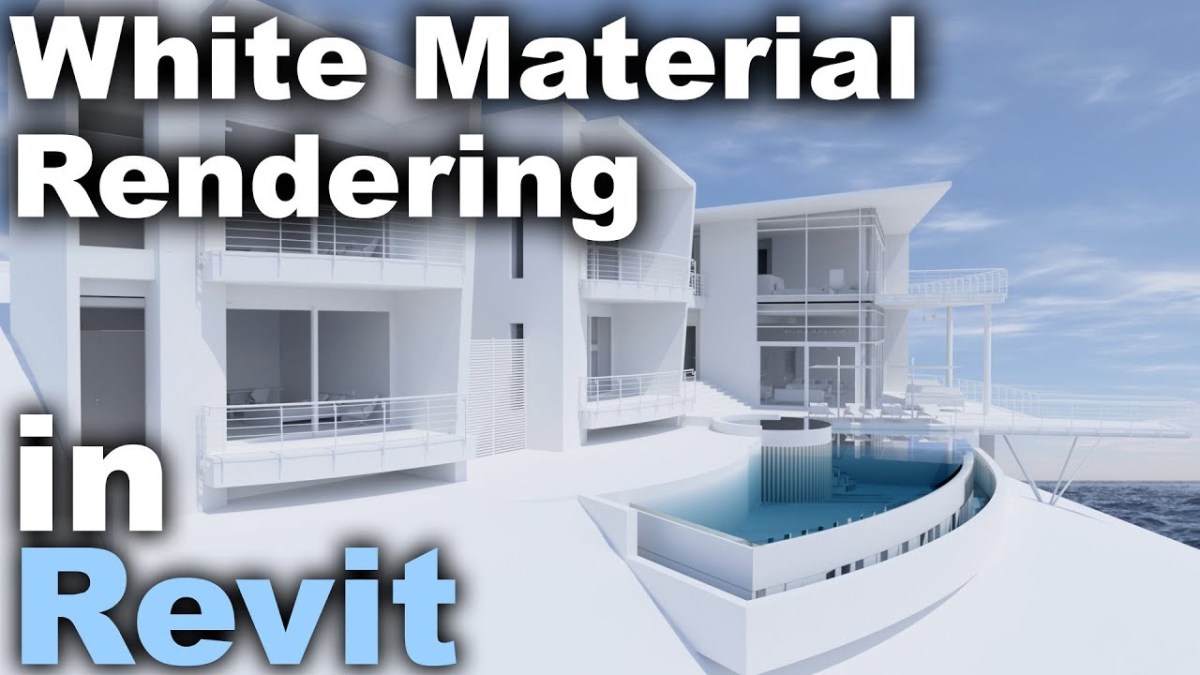 เทคนิคเรนเดอร์ White Material ใน Revit – ThaiBIM: Thai Building ...